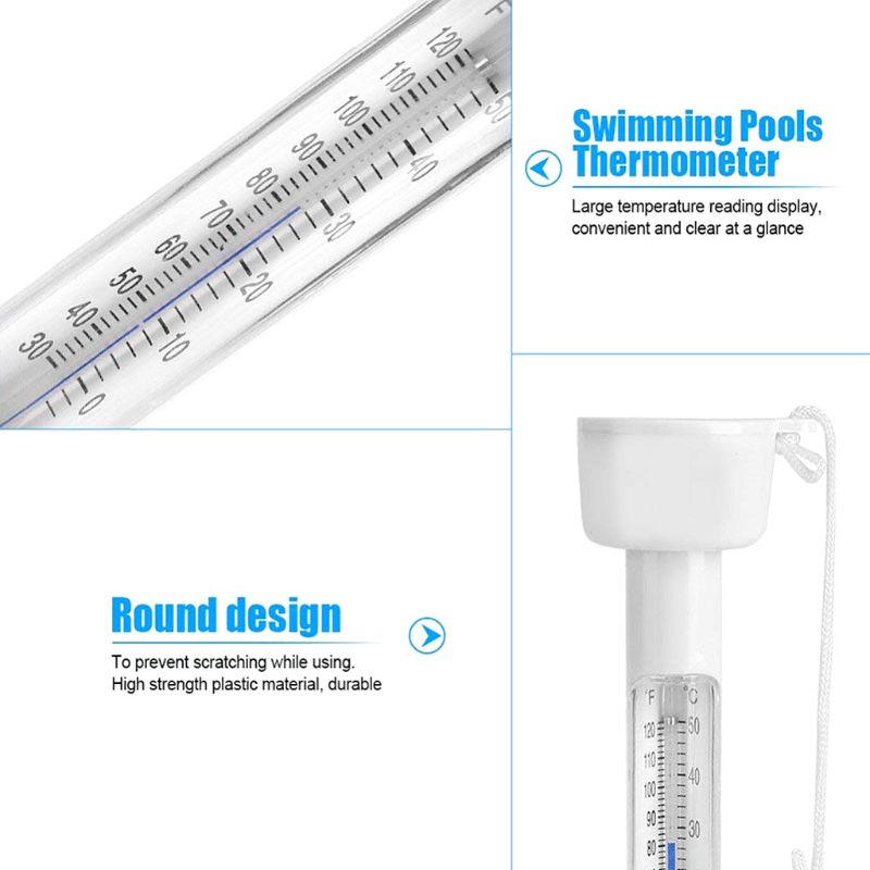 Large Floating Pool Thermometer Pro Water Thermome... – Vicedeal