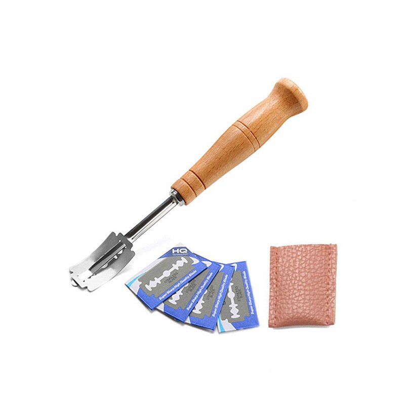 Wooden Handle Sourdough Bread Scoring Lame Bread S... – Grandado