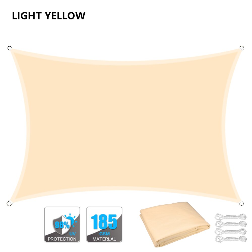 4X3M Grote Zon Zonnezeilen Water Permeabel Uv Blok... – Vicedeal