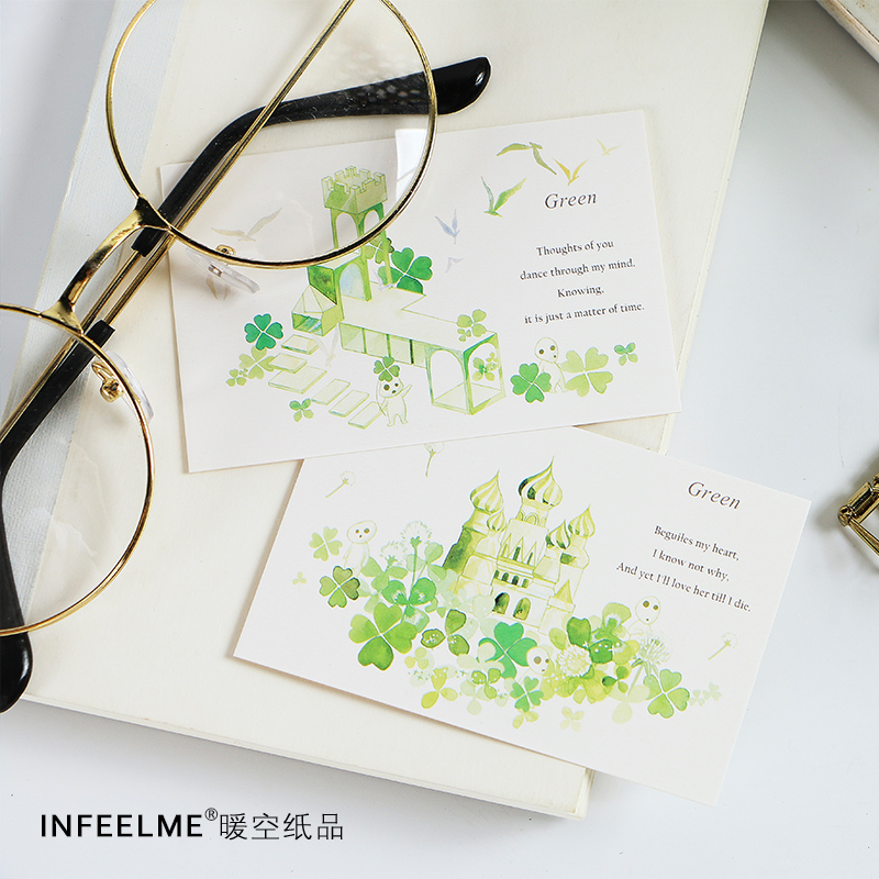 28 Sheets/Set Green Miracle Lomo Card Mini Postcar... – Vicedeal