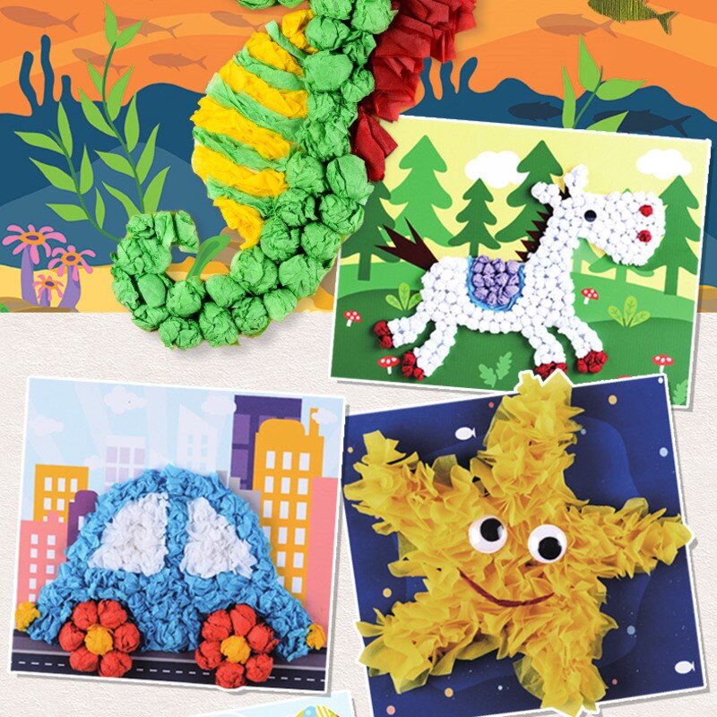 DIY Crafts Toys For Children Rainbow Paper Handicr... – Grandado