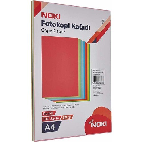 Noki Color Copy Paper 5 Color Neon 50 Sheets 89107 – Grandado