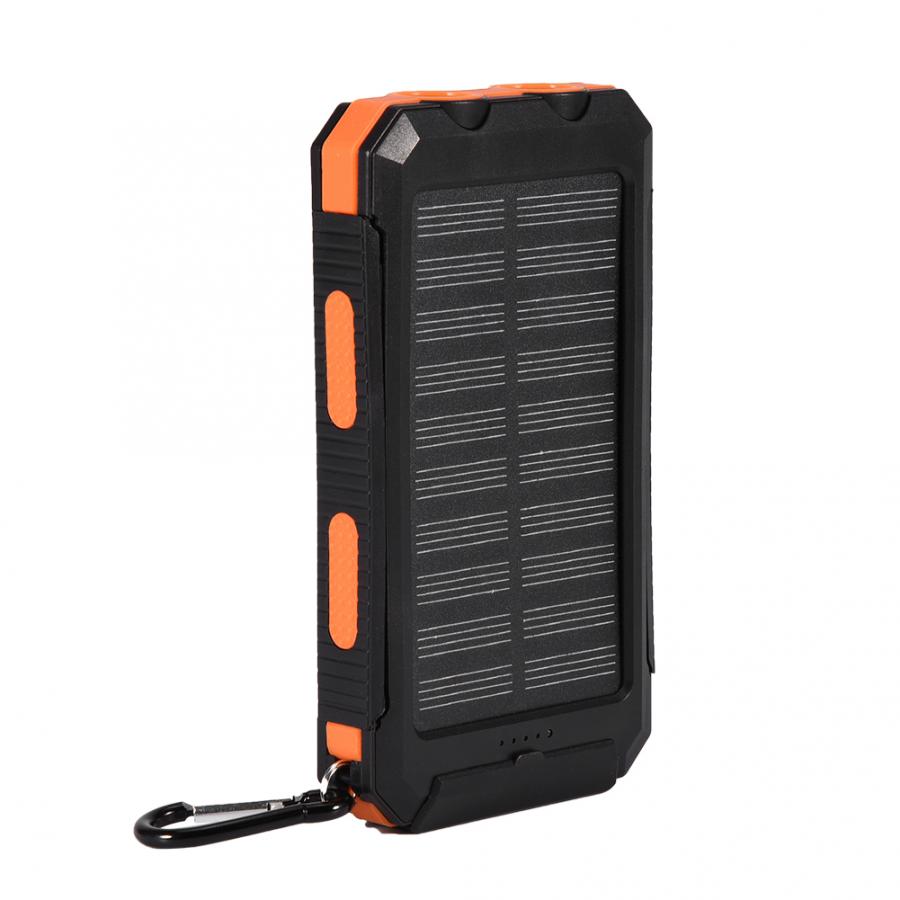 10000mAh Solar Power Bank USB Powerbank Waterproof... – Grandado