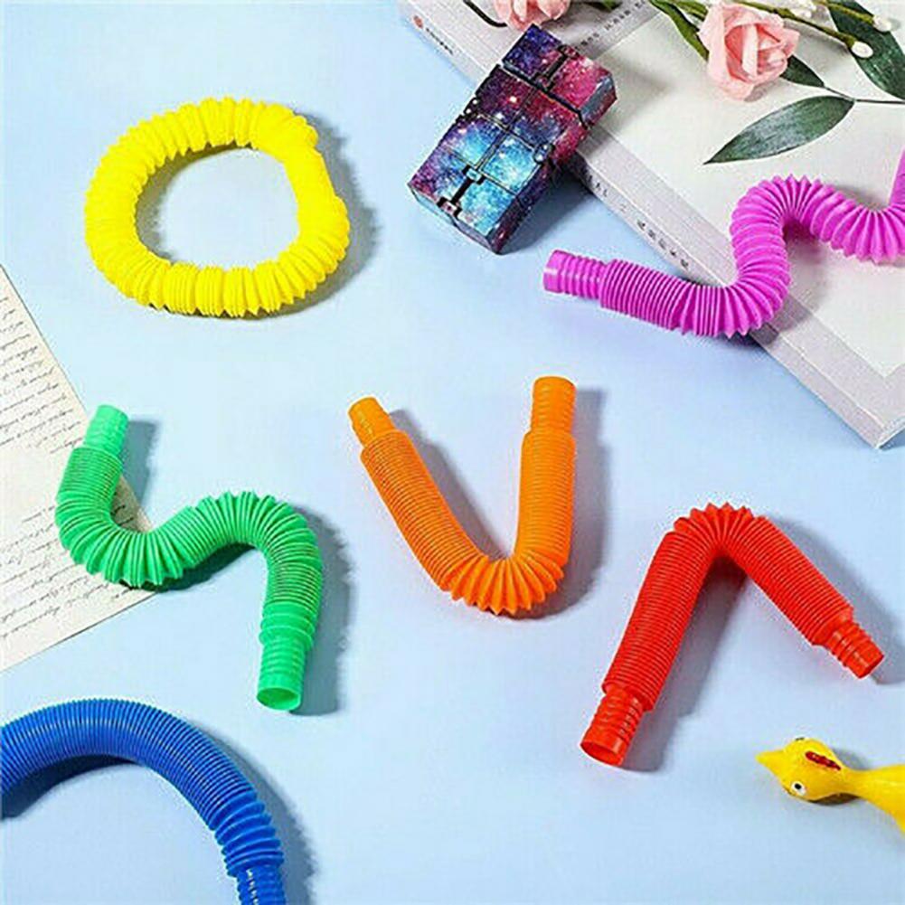 6Pcs Flexible Tube Toys Sensory Tactile Stimulatio... – Grandado