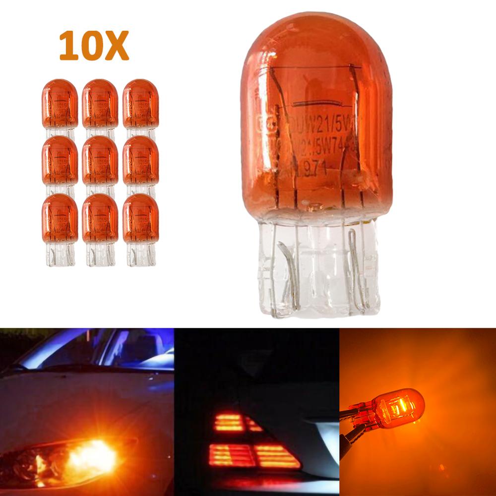 10Pcs W21/5W T20 DRL Bulb 7443 7440 Signal Light 6... – Grandado