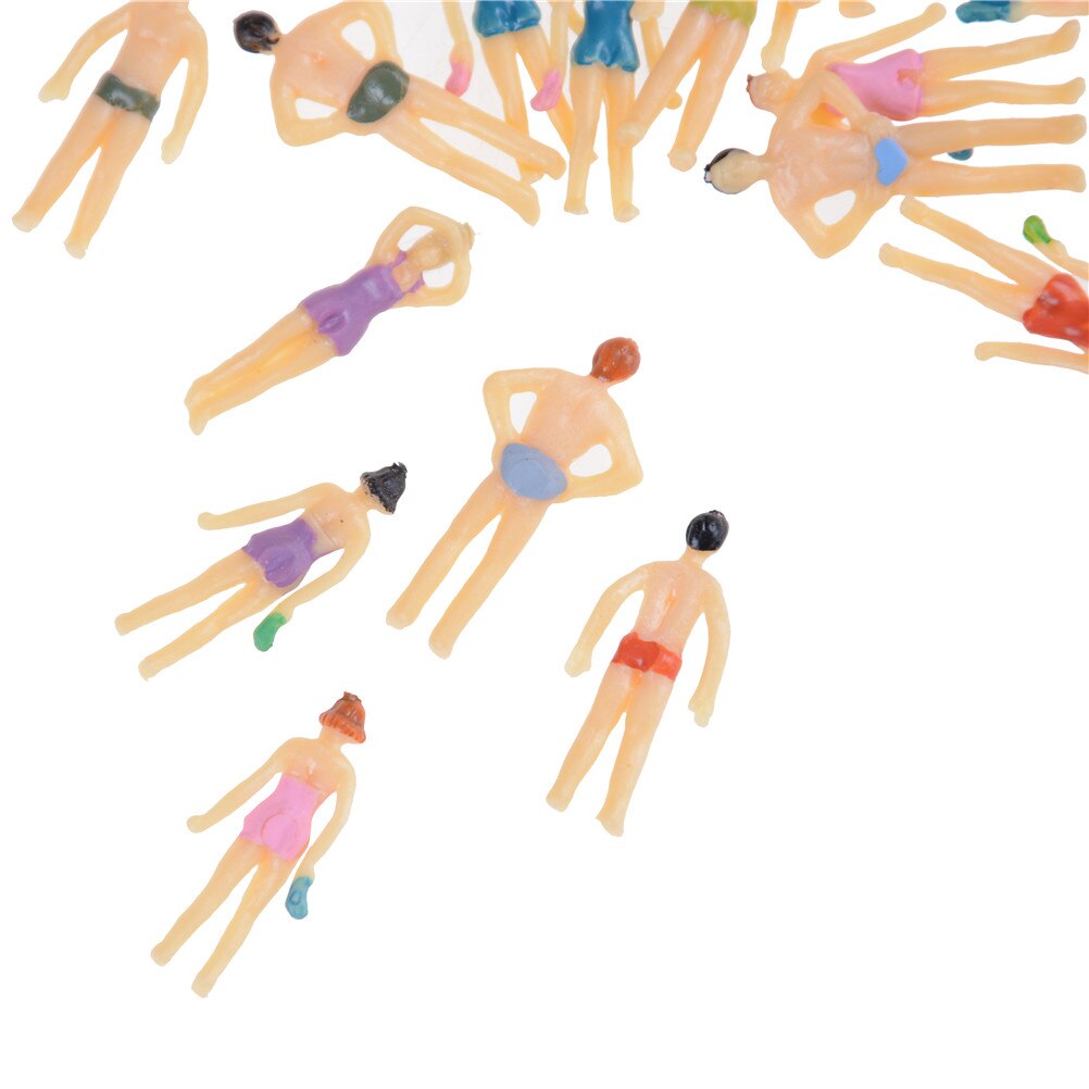 20Pcs/set 1:75 mini Crafts Swimming Figures Resin ... – Grandado