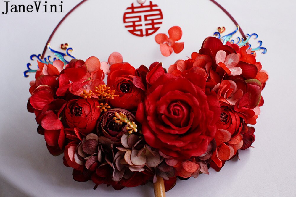 JaneVini Handmade Bridal Fan Chinese Style Ancient... – Grandado