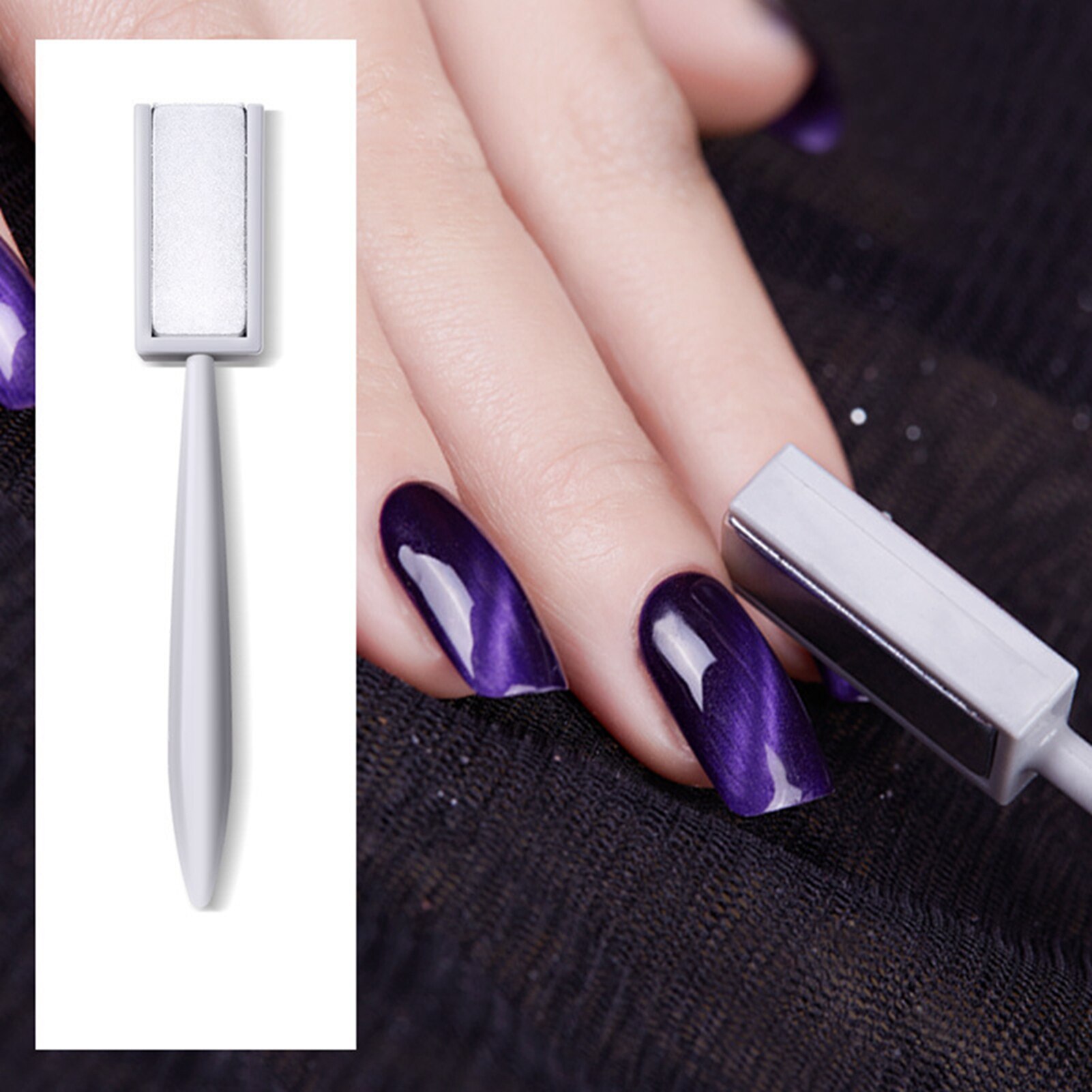 Cat Eye Effect Double-Headed Nail Art Magnet Stick... – Vicedeal