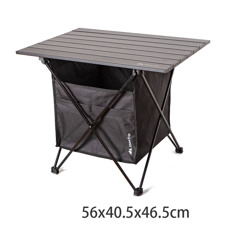 68*46.5*40cm Outdoor Camping Folding Table Storage... – Grandado