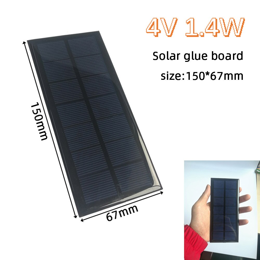 Balaike 4v 1.4w 150 x 67mm epoksy solcellepaneler ... – Vicedeal