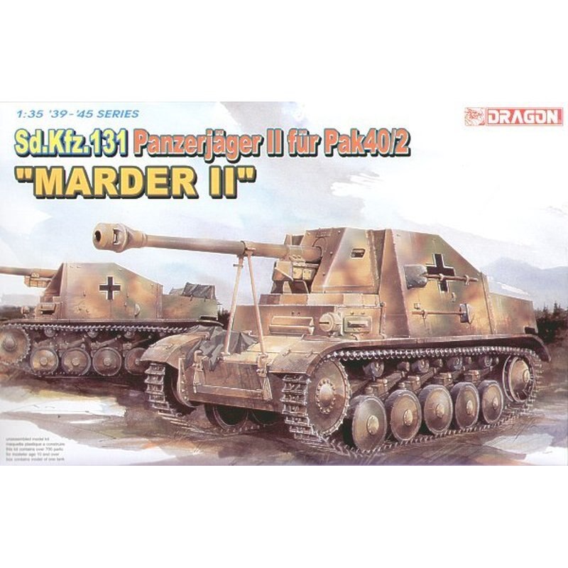 DRAGON 6262 1/35 Sd. Kfz.131 Panzerjager II bont P... – Vicedeal