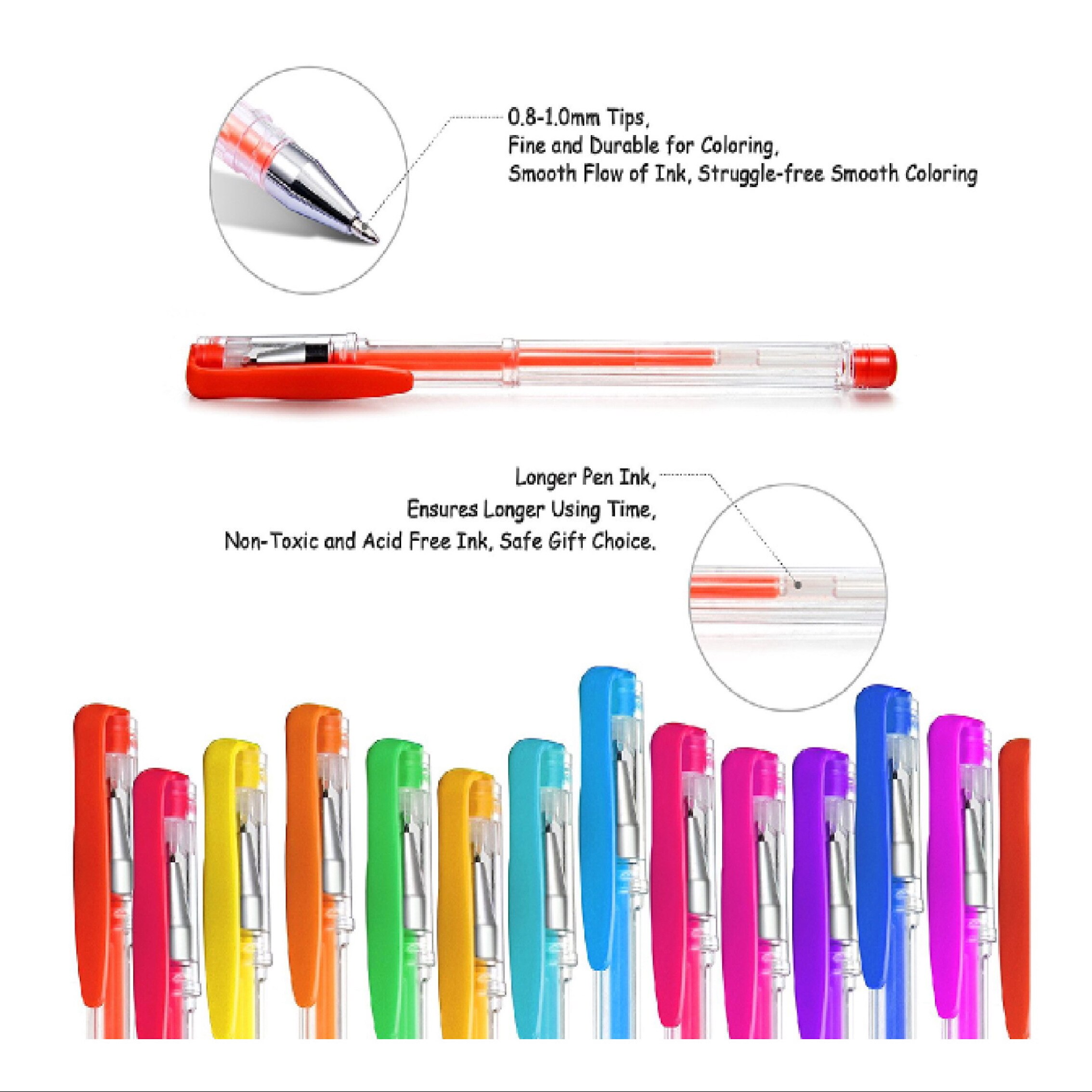 100 Color Gel Pen for Note-taking Painting and Per... – Vicedeal