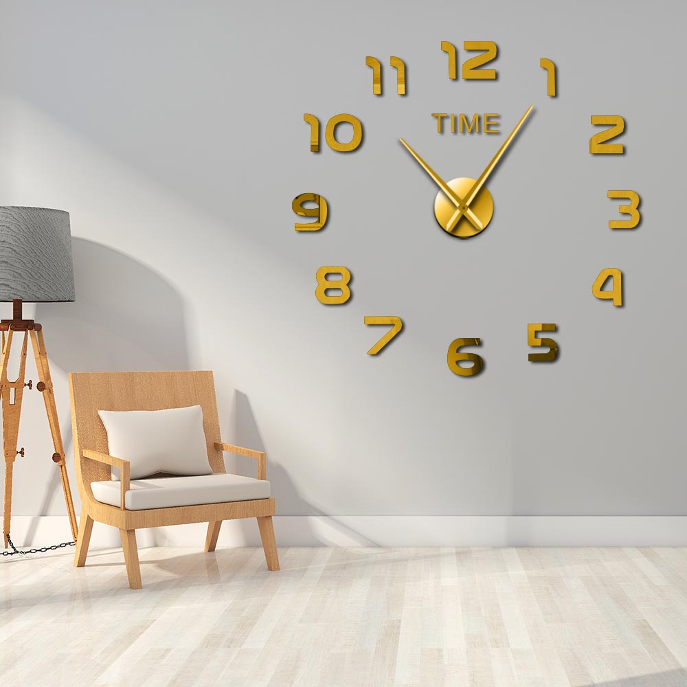 Reloj de pared con números de Arabia, reloj de sup... – Grandado