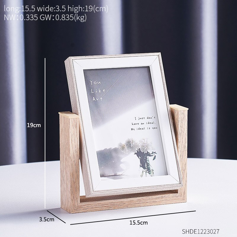 Nordic Simple Wooden Mirror Pgoto Frame Picture Fr... – Vicedeal