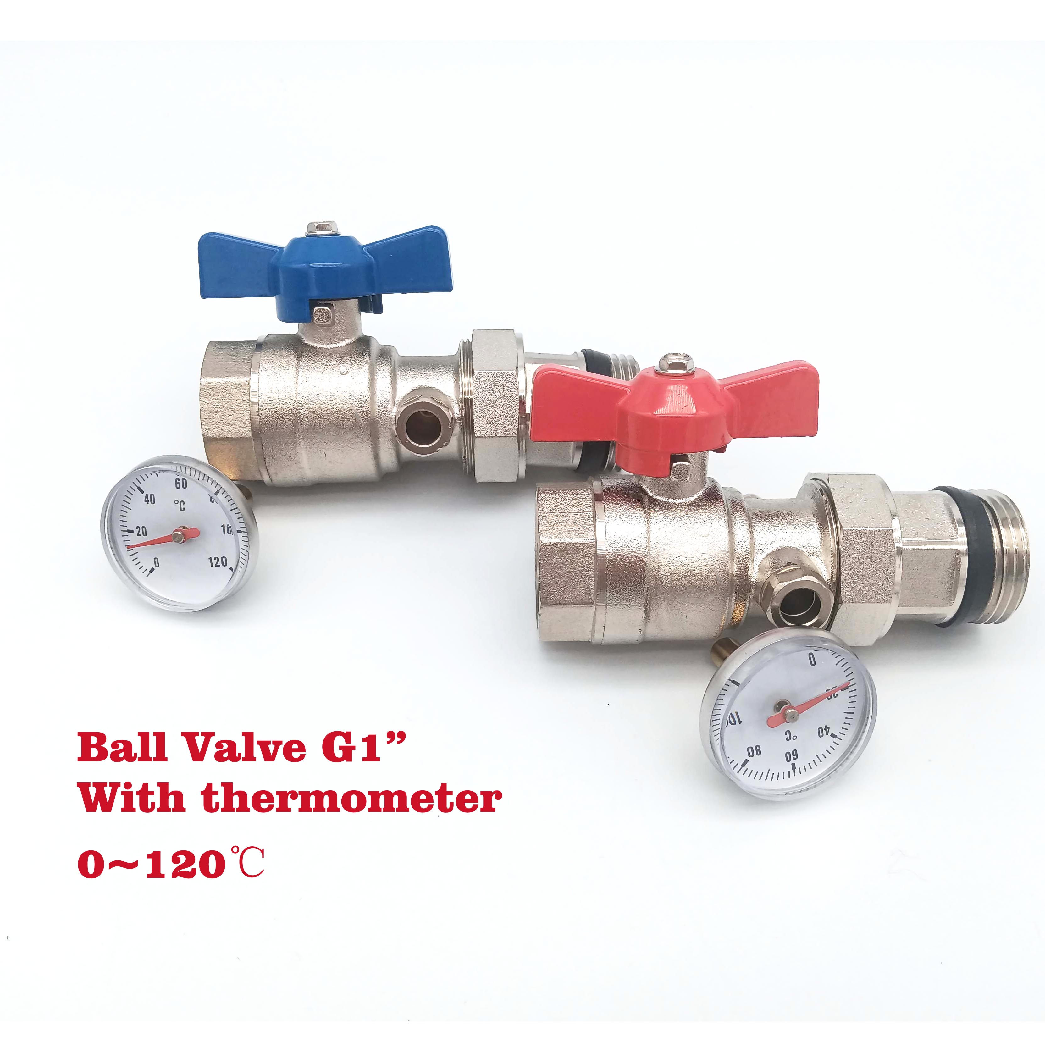 Ball Valve G1” One Set For Manifold Underfloor Hea... – Grandado