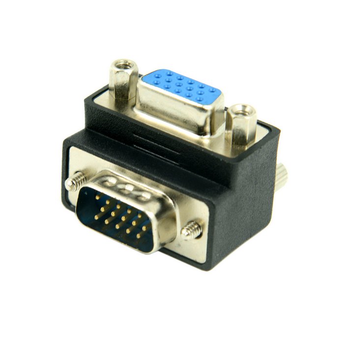 270 graden haaks vga svga 15pin hdb15 man-vrouw ex... – Grandado