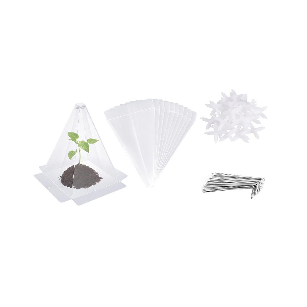 Transparent Plant Protection Cover Ventilated Reus... – Vicedeal