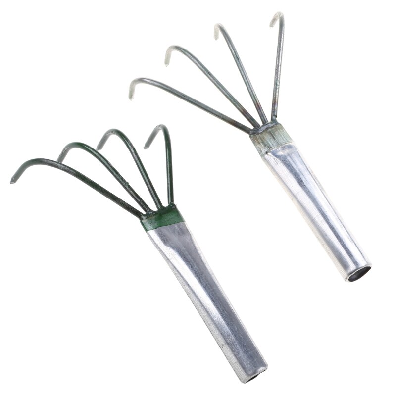 Agricultural Carbon Steel Four-toothed Tines Rake ... – Grandado