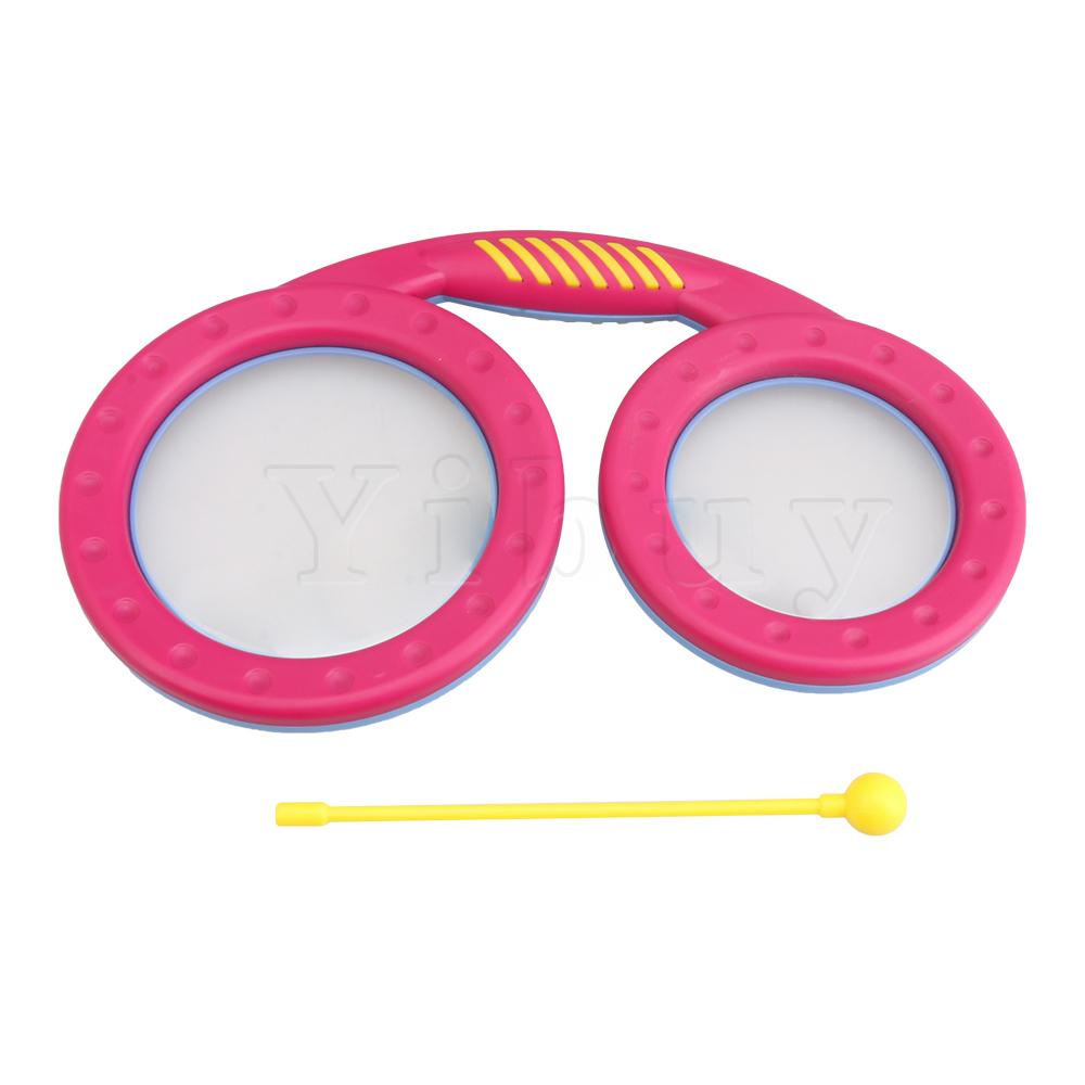 Yibuy 14cm/16cm Plastic Bongo Drum Dual Drum Music... – Grandado