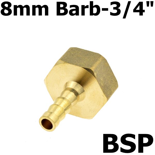 Brass 12mm 14mm 8mm 10mm 19mm 25mm Hose Barb Tail ... – Vicedeal