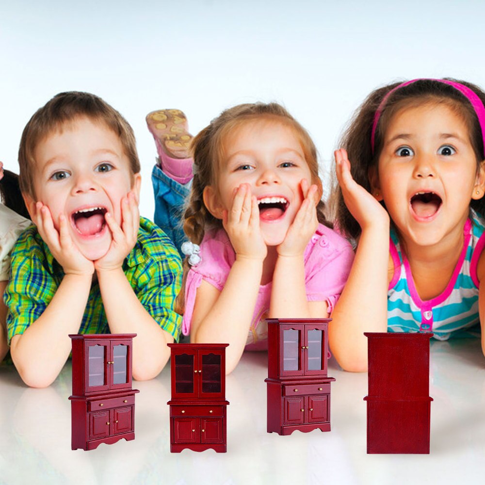 1pc DIY Modell Closet Mini Holz Schrank Spielzeug ... – Grandado