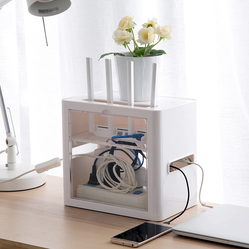 Socket wire opbevaringsboks wifi router boks stati... – Grandado