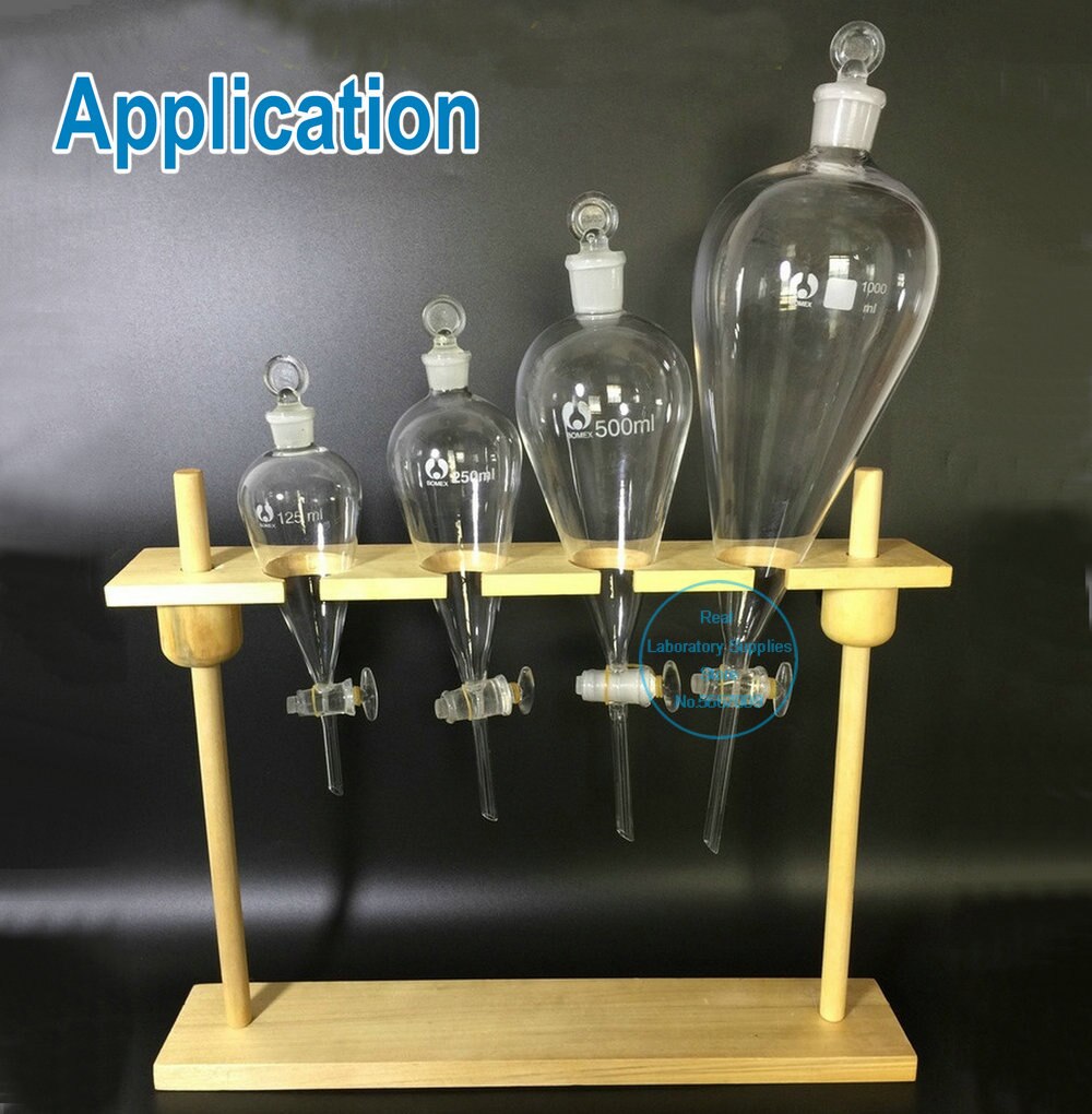 2pcs/pack Lab 125ml pear-shaped separatory funnel,... – Grandado