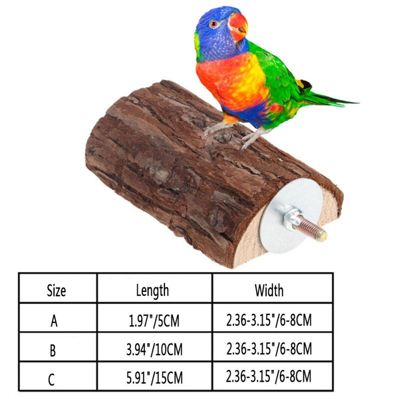 Houten Vogel Accessoires Huisdier Eekhoorn Papegaa... – Grandado