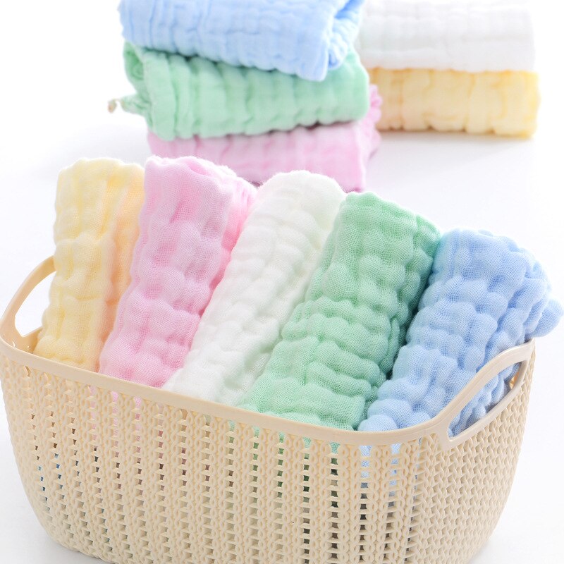 85-85/6 Layer Baby Bath Towel Pure Color Baby Wash... – Grandado