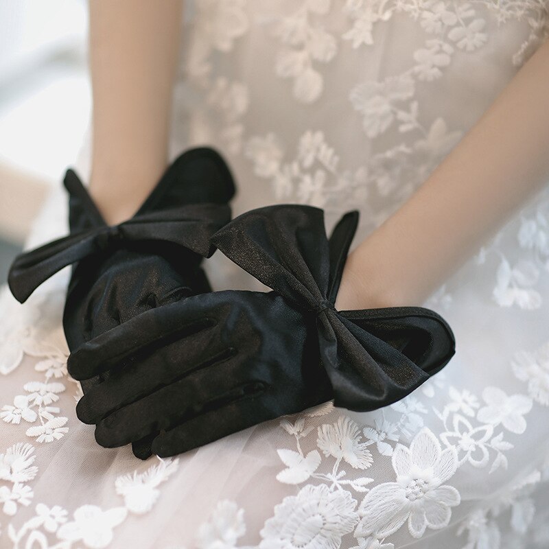 Black lace gloves Bridal Wedding accessories Gant ... – Vicedeal