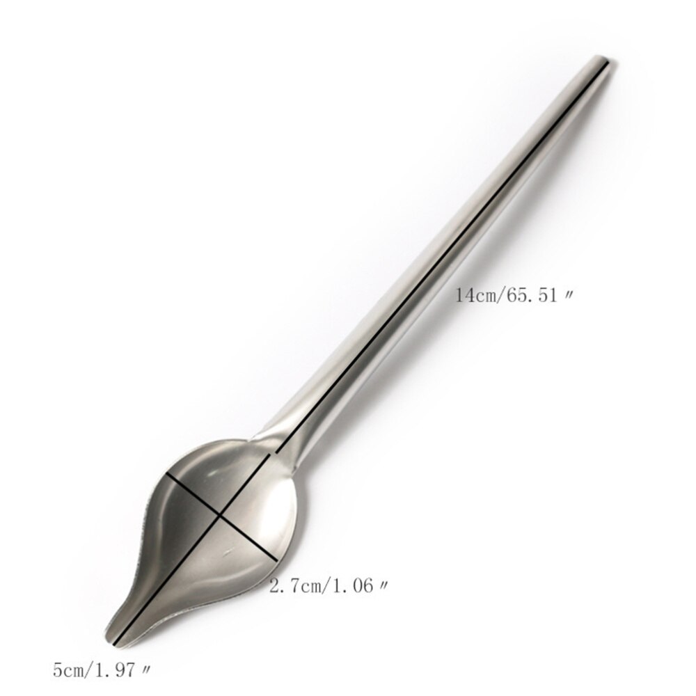 2 Pcs Stainless Steel Silk Flower Decor Spoon Mult... – Grandado