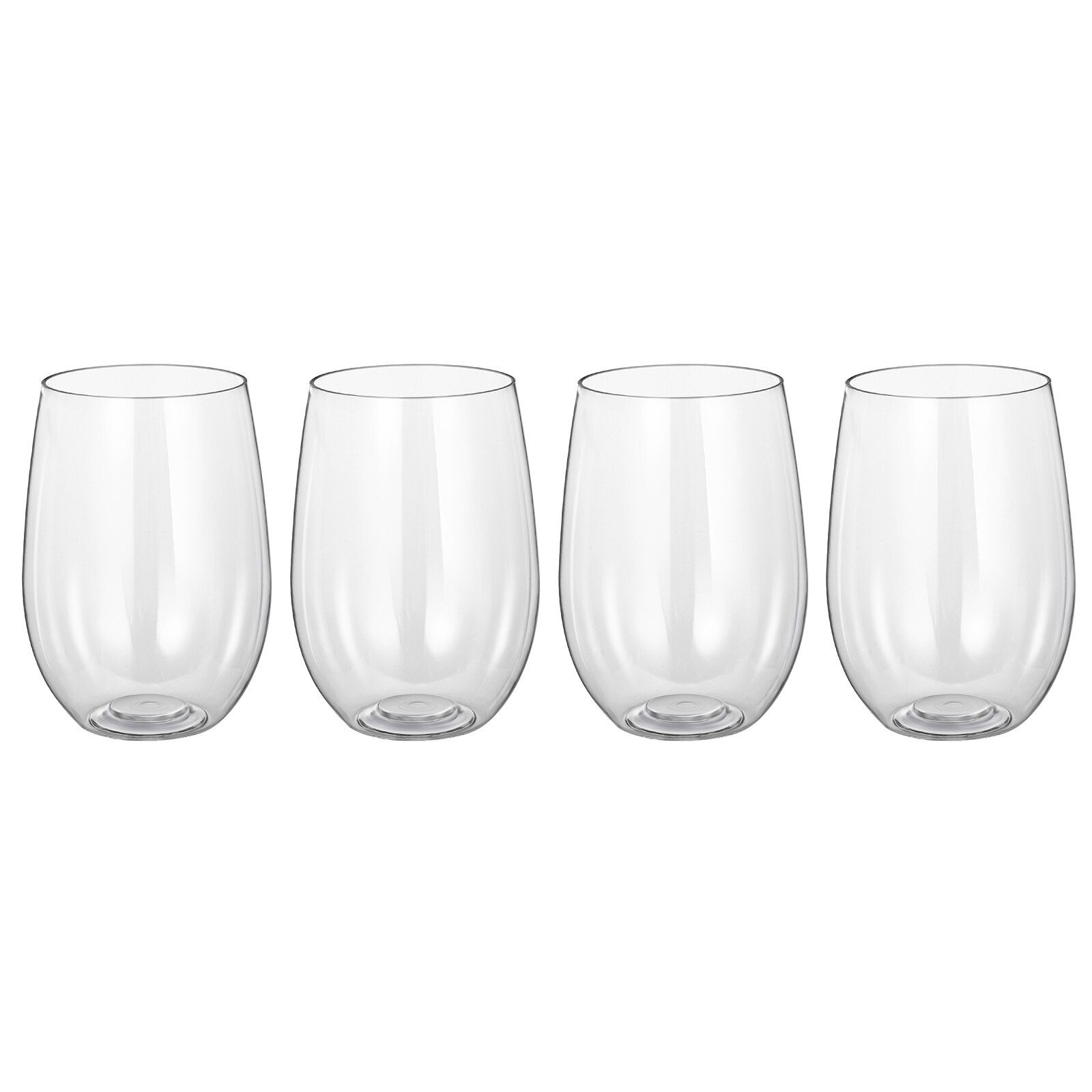 4pcs Shatterproof Silicone Wine Glass Unbreakable ... – Grandado