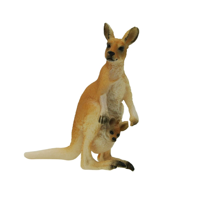 TLAND Simulation Wildlife Kangaroo Model Plastic T... – Grandado