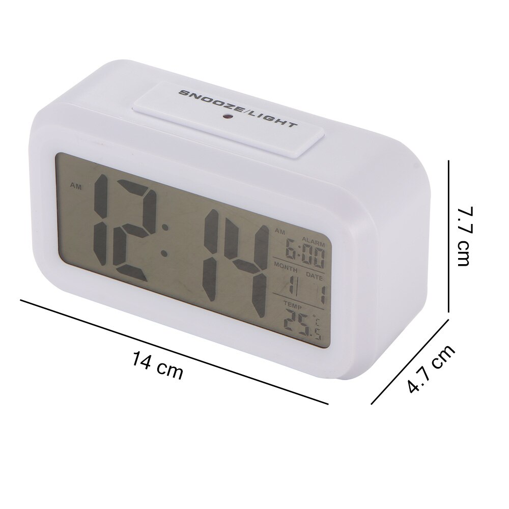 LED Digital Alarm Clock Backlight Snooze Mute Cale... – Grandado