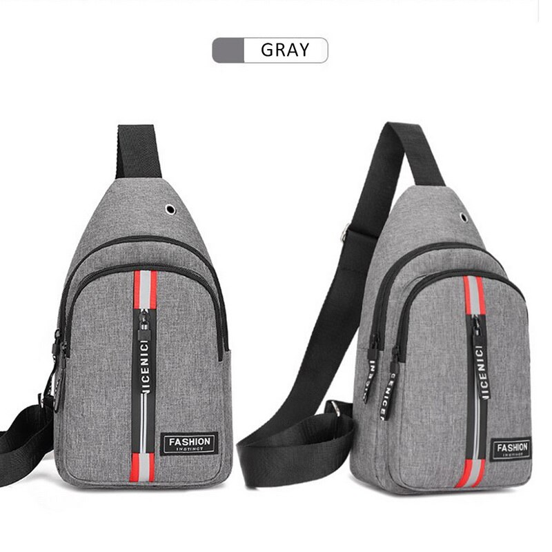 Men's Crossbody Chest Bags Waist Bags Men's USB Ch... – Grandado