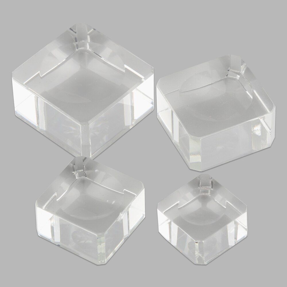 Fixed Seat Crystal Sphere Base Square Glass Holder... – Grandado