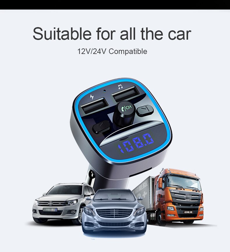 Siparnuo Bluetooth Fm Zenders Fm Modulator Bluetoo... – Grandado Siparnuo Bluetooth Fm Zenders Fm Modulator Bluetoo... – Grandado