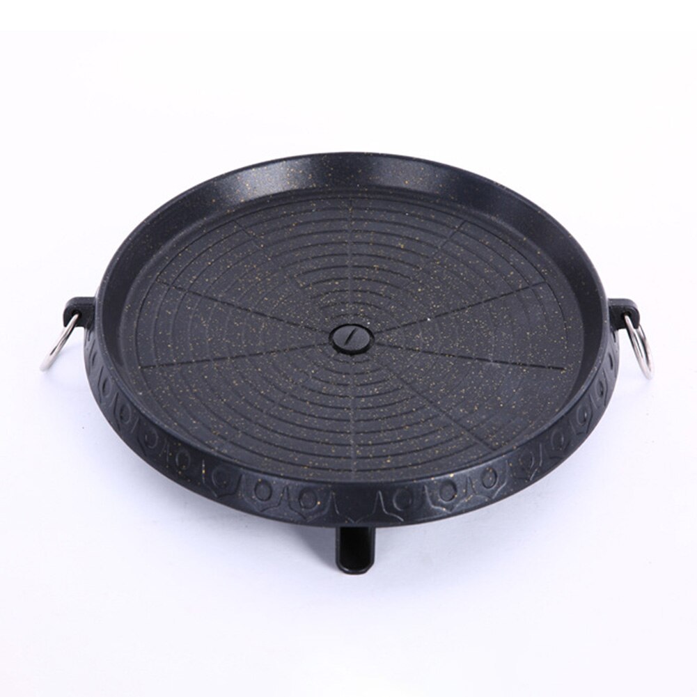 Non-Stick BBQ Grills Portable Round Metal BBQ Gril... – Grandado