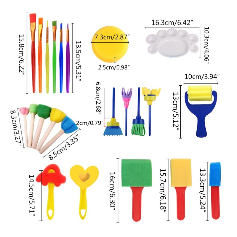 Verf Set Voor Kinderen 32 Stuk Kids Verf Sets, Sch... – Grandado