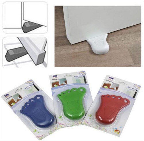 Home Decor Finger Safety Door Stop Stopper Doorsto... – Grandado