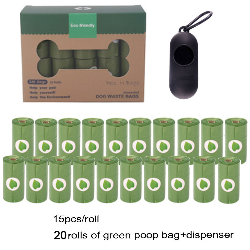 MySudui 20 Rolls Compostable Dog Poop Bags With Di... – Grandado