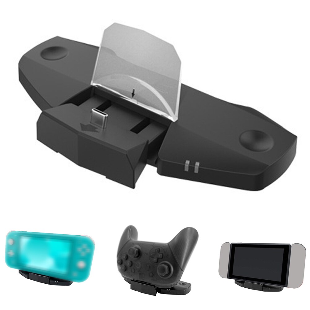 Hjemmeoplader dock sort konsol trådløst spil type-... – Grandado