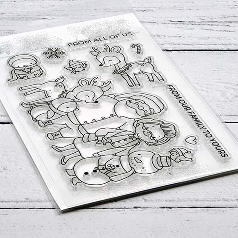 Santa Claus and Reinde Metal cutting dies and Clea... – Vicedeal