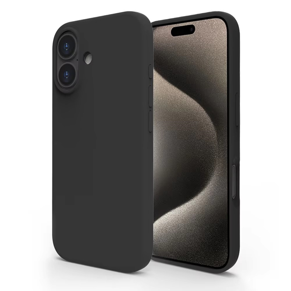 Luxe Zwarte Telefoon Case Voor iPhone 16 15 14 13 ... – Vicedeal