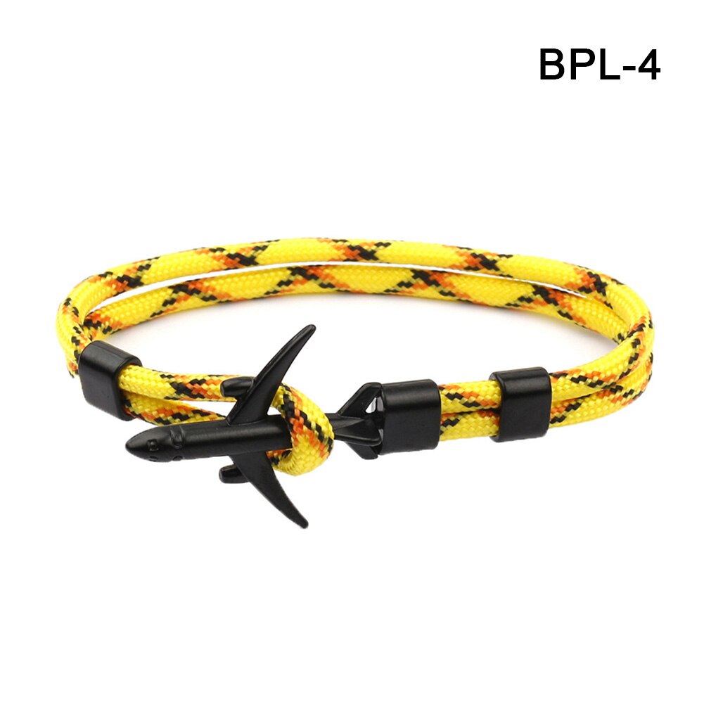 Airplane Anchor Bracelet Men Polyester Wrist Rope ... – Vicedeal