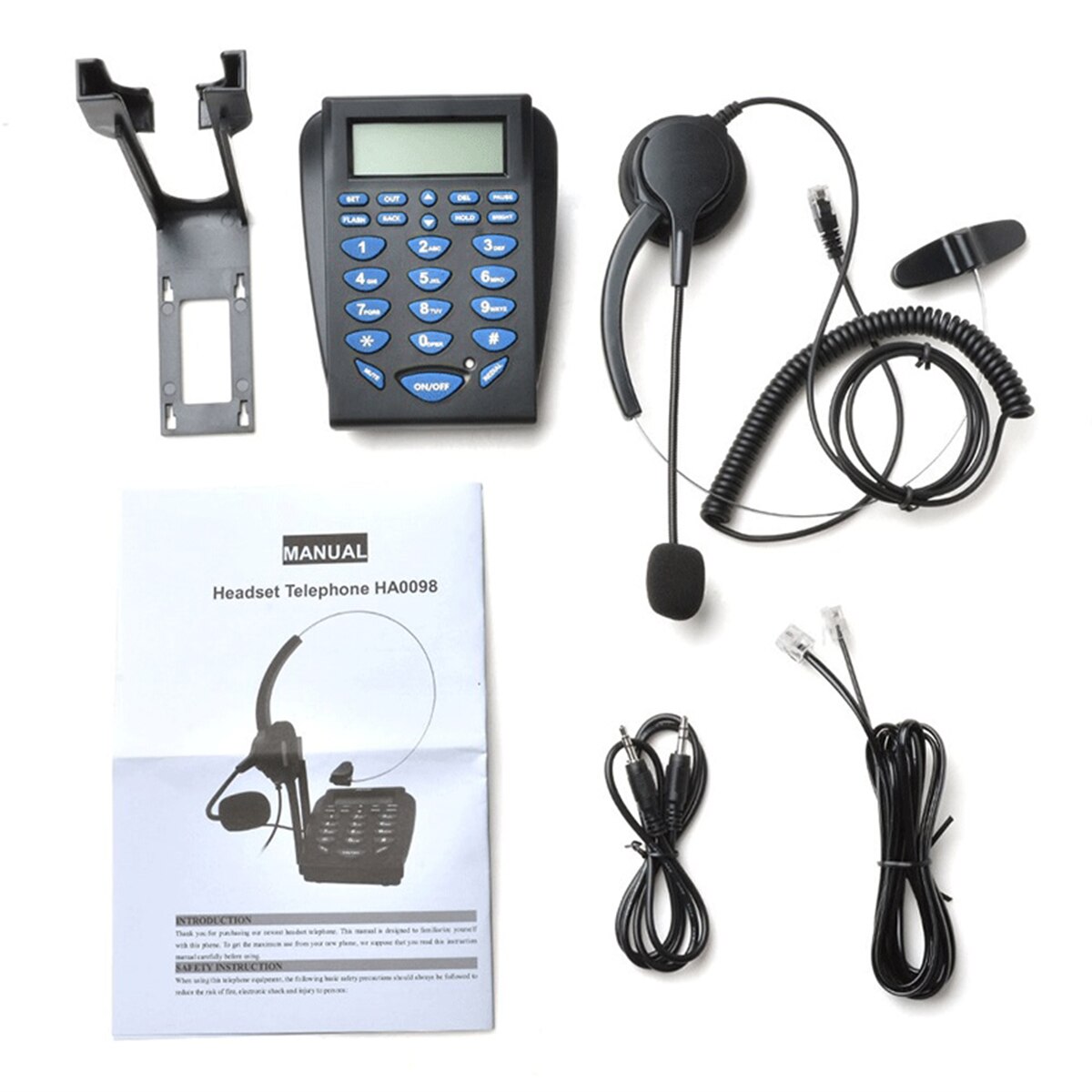Call Center Telephone Dialpad Corded Telephone Noi... – Grandado