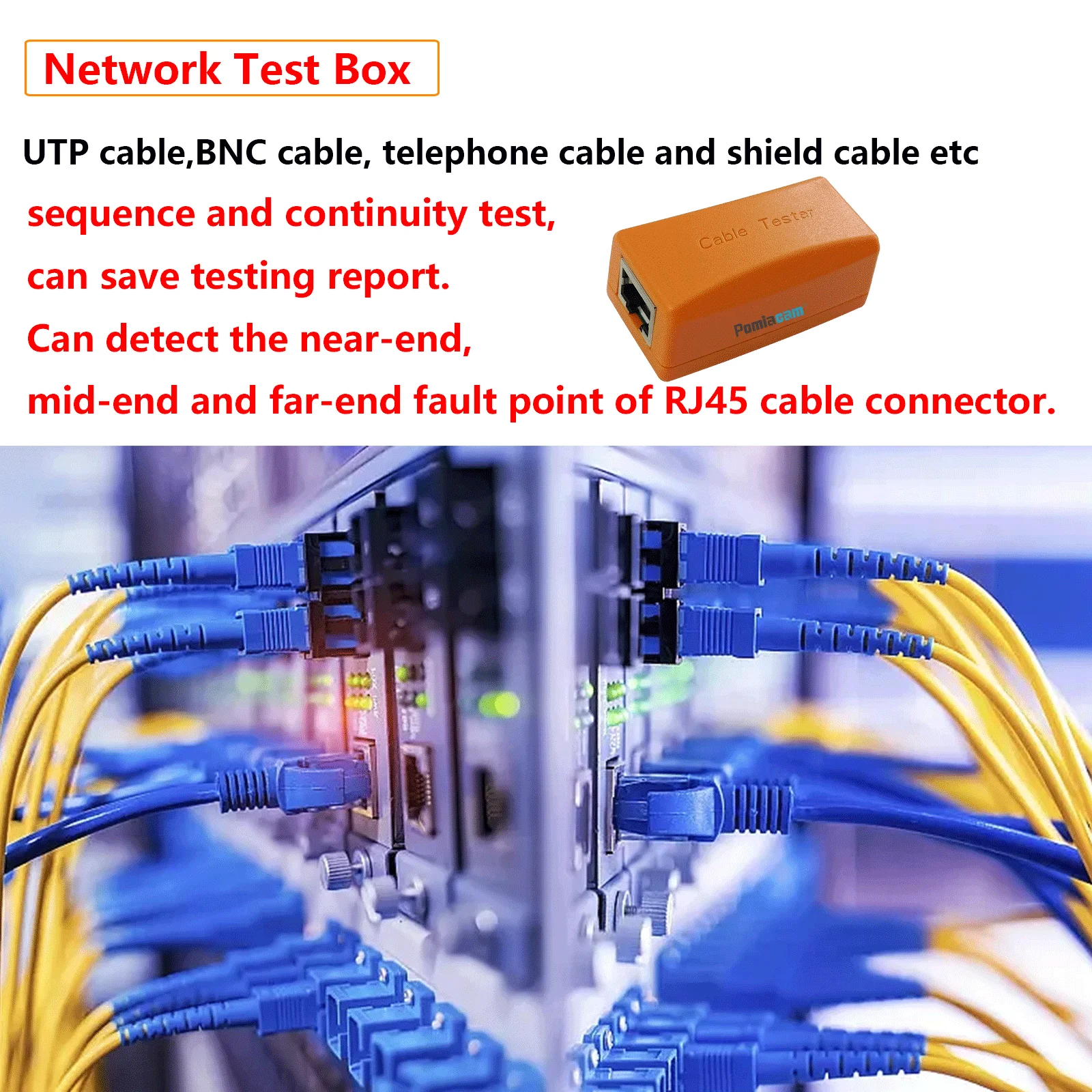 Network Cable Test Box Original UTP Cable Test Box... – Vicedeal