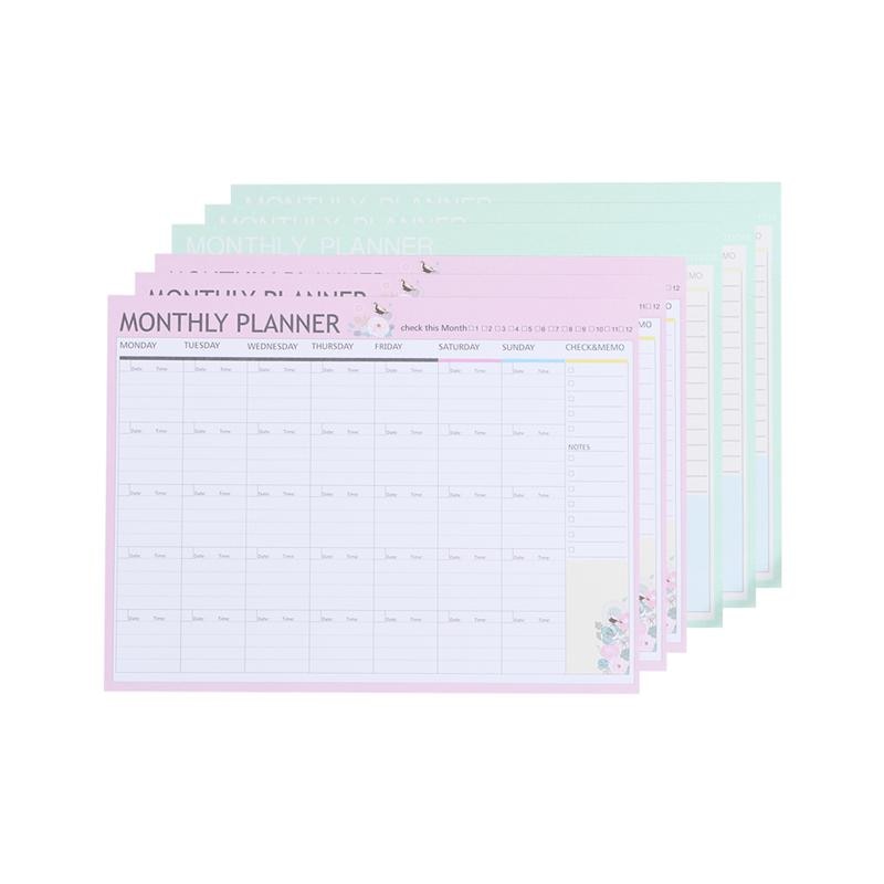 20 Vellen Maandelijkse Planner Kalender Schema Org... – Vicedeal