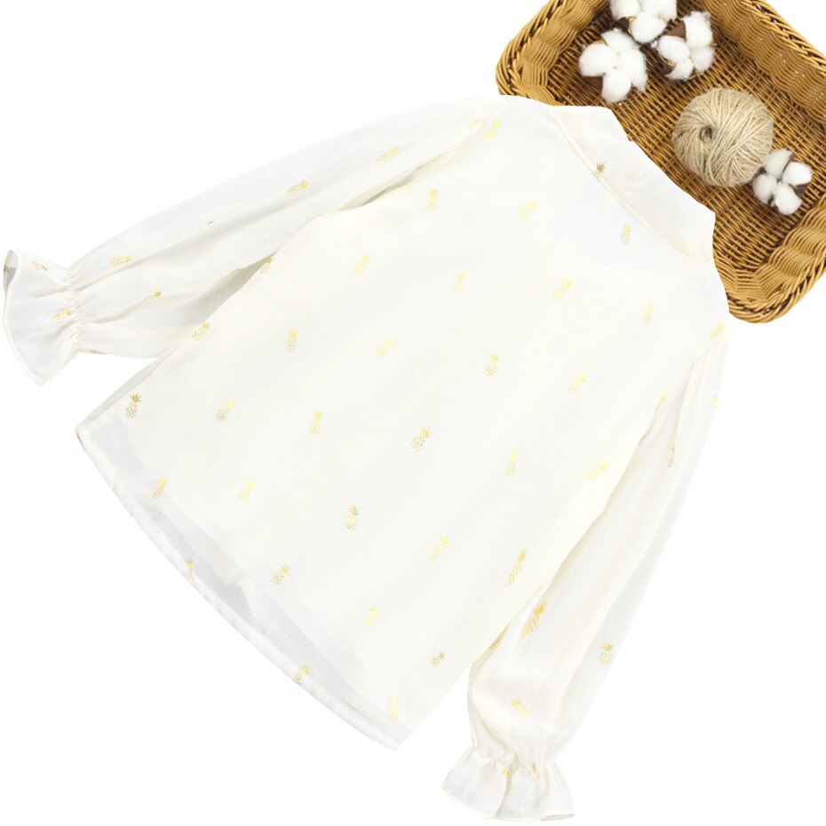 Blouses For Girls Casual Girl White Blouse Autumn ... – Grandado