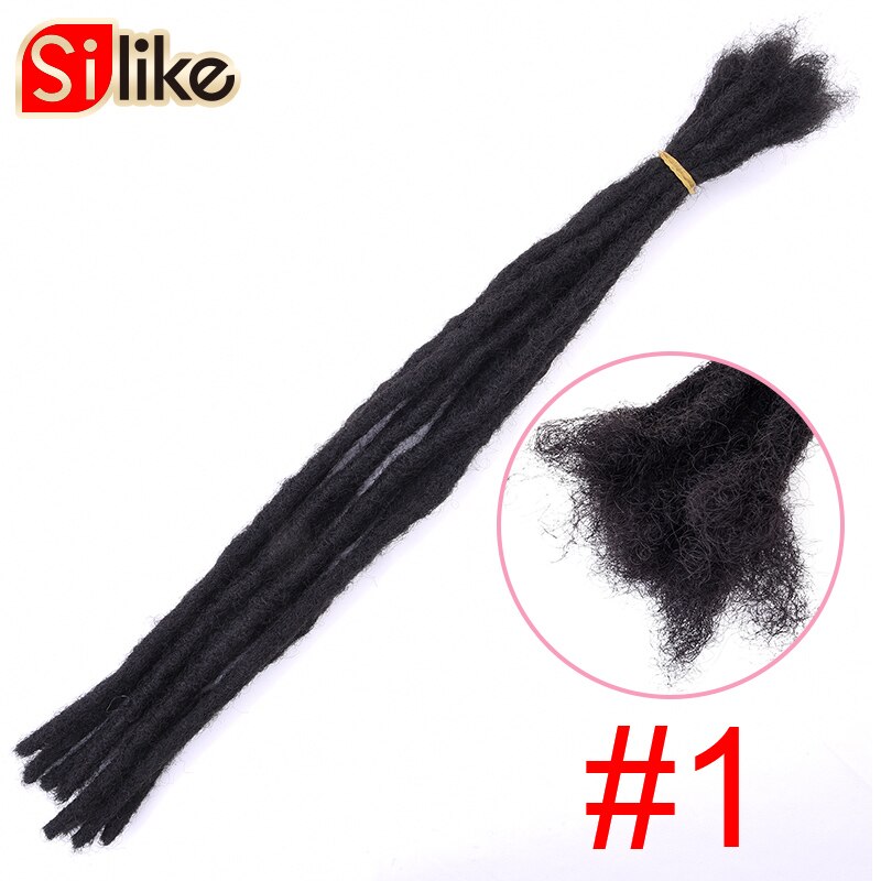 Silike Synthetic Permanent Lock Extensions Hair 20... – Grandado